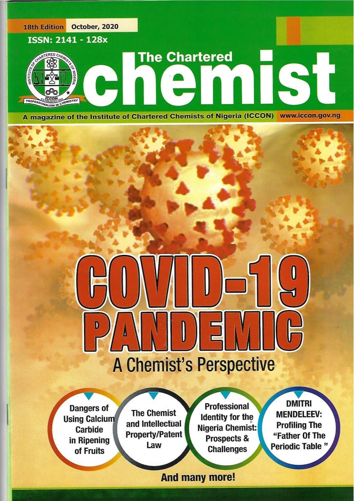 The Chartered Chemist – Institute of Chartered Chemists of Nigeria